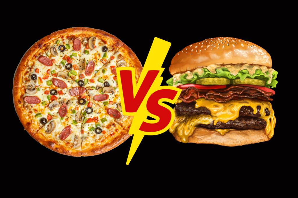 Pizza Vs. Cheeseburger–Which is better & Why?